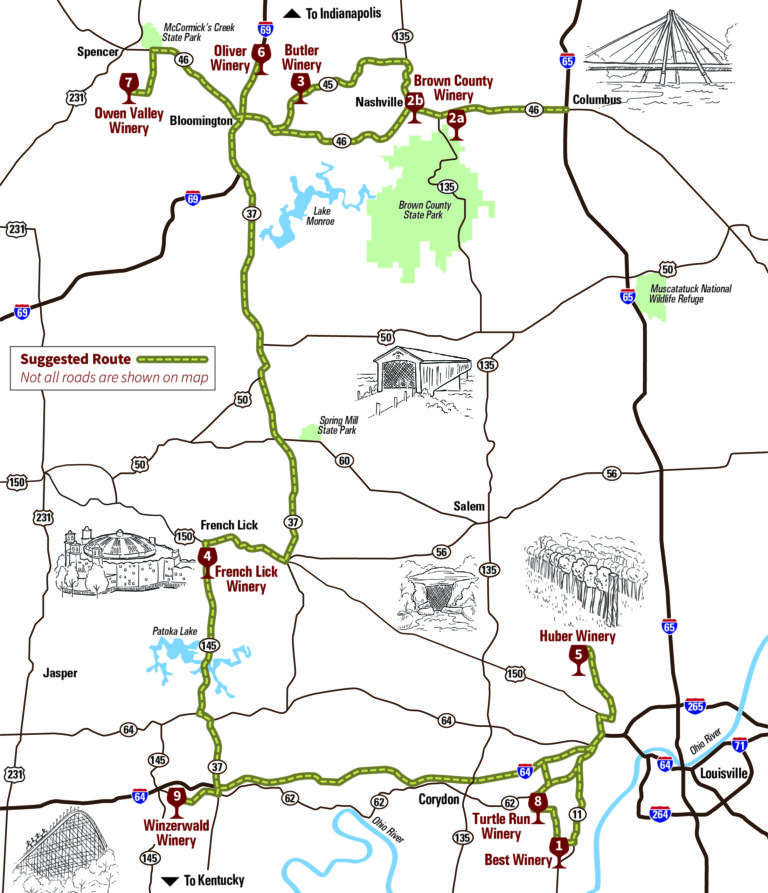Wine Trail Passport – Indiana Uplands Wine Country